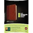 NLT Parallel Study Bible, TuTone (LeatherLike, Brown/Tan, Indexed ...