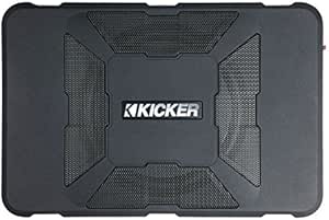 Kicker 11HS8 150 Watt 8'' Compact Hideaway Powered Enclosed Subwoofer W ...
