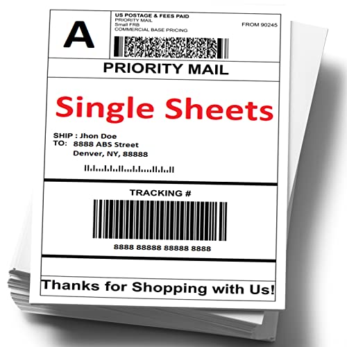 Enolvo Shipping Labels 4X6 Inch - Shipping Label for Label Inkjet ...