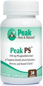 Amazon.com: Peak Pure & Natural “Peak PS” Phosphatidylserine Brain ...