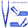 First Aid Tweezers, Plastic Tweezers, Disposable Forceps for Medical ...