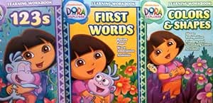 Amazon.com: Dora the Explorer Set of 3 Learning Workbooks Numbers ...