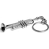Amazon.com: Trumpet Key Chain - Nickel Silver Plated: Musical Instruments