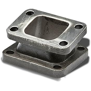 Amazon.com: Universal Cast Iron T3 - T4 Turbo Manifold Flange Adapter ...