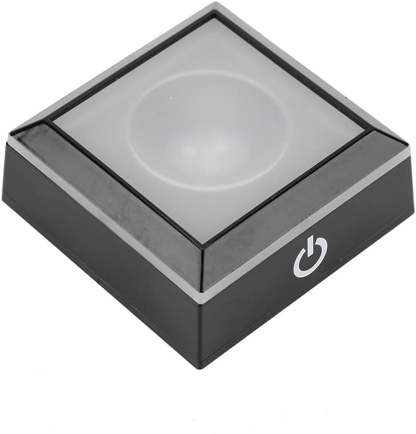 Light Base,3D LED Light Stand Multicolor Glass Square Display Stand LED ...