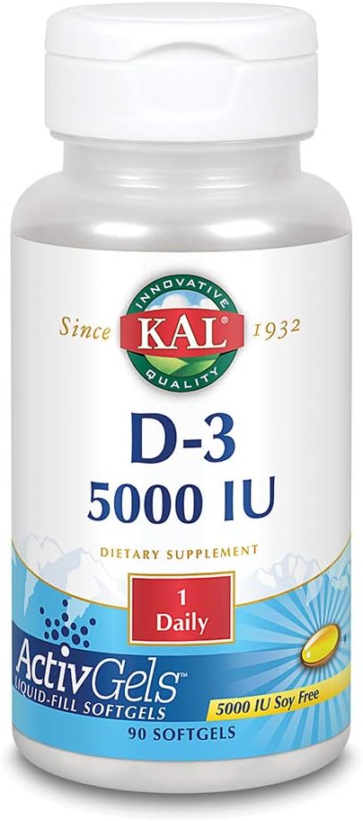 Amazon.com: KAL 5000 Iu Ultra D-3 Tablets, 90 Count: Health & Personal Care