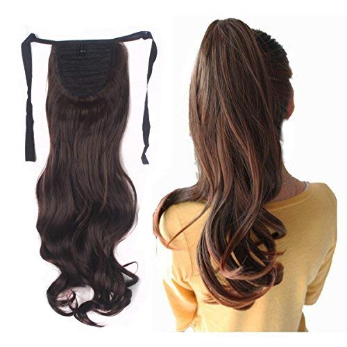 Amazon.com : Drawstring Ponytail Extensions Tie Up Ponytail Clip in ...