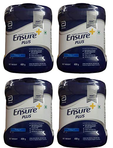 Abbott Ensure Plus Vanilla Powder Complete Balanced Nutritional 4 X ...