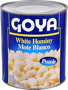 Amazon.com : Goya Foods White Hominy, 108 Ounce (Pack of 6 ...