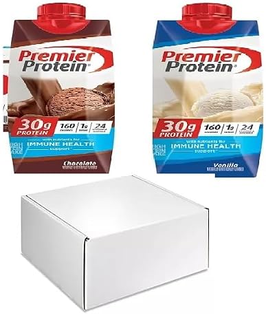 IT Assortment Protein Shakes | 12 Pack Chocolate and Vanilla Flavors ...