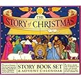 Amazon.com: The Story of Christmas Story Book Set and Advent Calendar ...