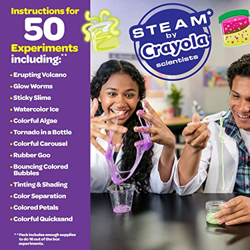 Crayola Color Chemistry Set (50 Experiments), Science Kit For Kids ...