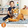 Melissa & Doug Giant Tiger - Lifelike Stuffed Animal (over 5 feet long ...