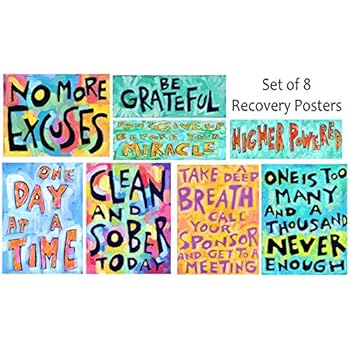 Amazon.com: Addiction / Recovery Poster: Prints: Posters & Prints