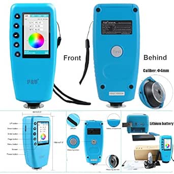 Amazon.com: Color Reader Portable Color Difference Meter Colorimeter ...