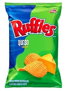Amazon.com: Ruffles Queso Cheese Potato Chips