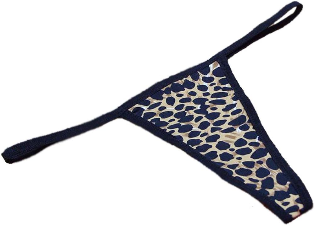 Demarkt New Women's Leopard Print Lingerie T- Back Thongs G String ...