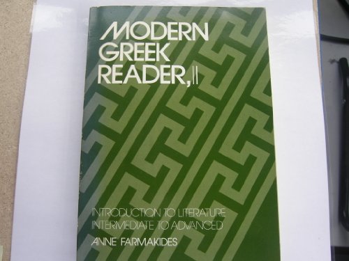 Amazon - Modern Greek Reader, II: Introduction to Literature ...