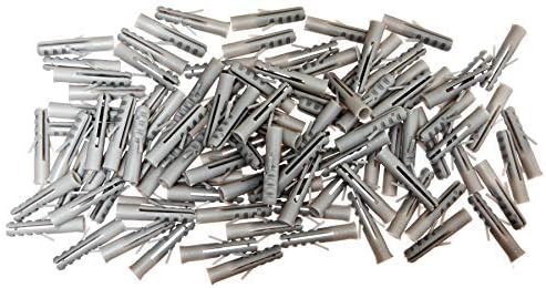 100-pack of Masonry Rawl Plugs 7x35mm (9/32”x1-3/8”) – Heavy Duty ...