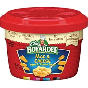 Chef Boyardee Macaroni and Cheese, 7.5-Ounce Microwavable Bowls (Pack ...