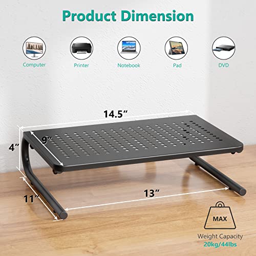 WALI Monitor Stand Riser, Laptop Holder Printer Riser Desk Accessories ...