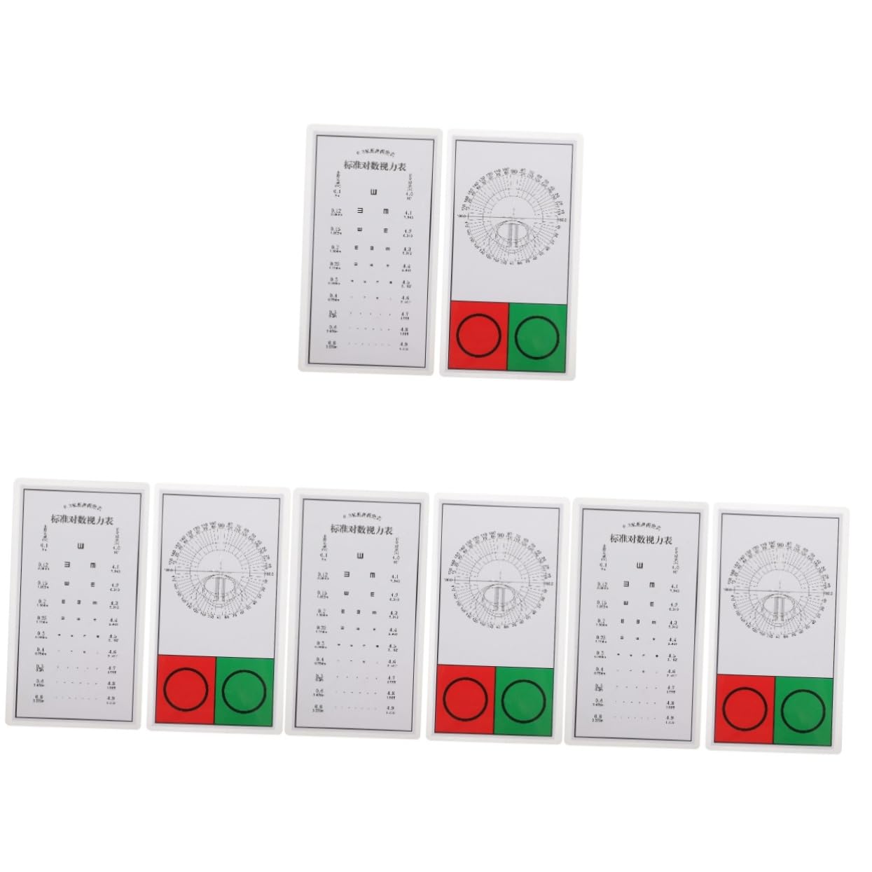 Mua NIYANGLE 8 Pcs Mini Eye Chart Eye Wall Chart Snellen Eye Chart Wall ...
