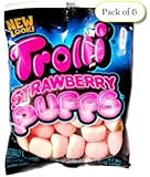 Amazon.com : Trolli, Strawberry Puffs, Gummi Candy, 4.25 oz. Bag (Pack ...