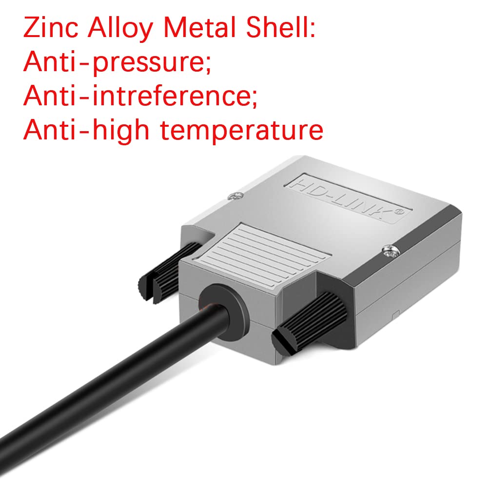 Mua ANMBEST DB15 Solderless Breakout Connector with 5Ft 24AWG Replacement Cable, Metal Shell ...