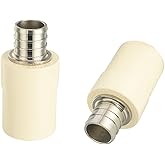 Amazon.com: (Pack of 10) EFIELD 3/4" Pex x 3/4" CPVC Transition Coupling Barb Crimp Brass ...