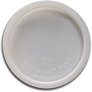 Amazon.com: 3 Plastic Knock-Out Test Plug : Industrial & Scientific