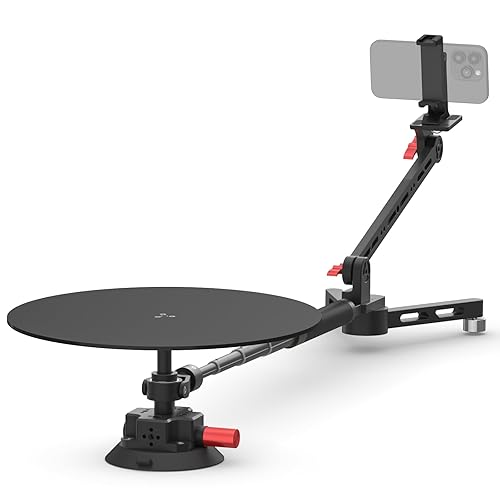 360 Camera Spinner, Photography Turntable Photo Booth with 43.3in ...
