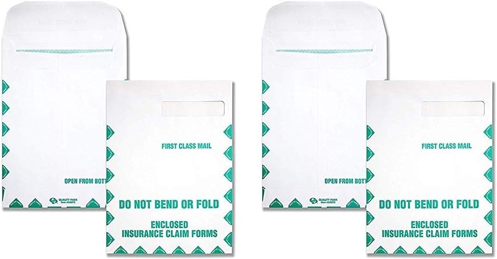Amazon.com : Quality Park 54692 Insurance Claim Envelope, Redi-Seal ...