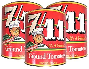 Amazon.com : Stanislaus, 7/11 Ground Tomato Sauce (Pack of 3), Size #10 ...