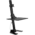 Amazon.com: Mount-It! Electric Standing Desk Converter, Adjustable ...
