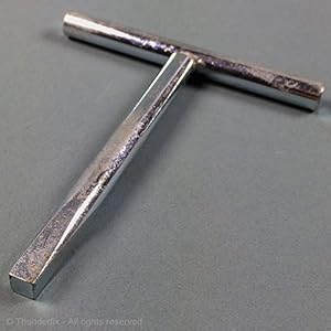 Budget Key T Bar Key Lock Tapered Square Drive Key 6.5mm Square by ...