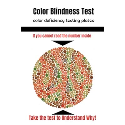 Buy color blindness test: Color deficiency testing plates , Ishihara ...
