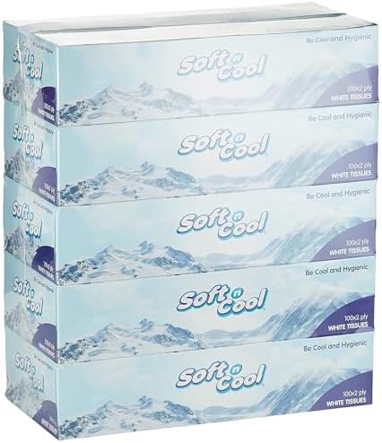 Soft N Cool Ultra Soft & Strong Facial Tissues,5 Boxes -2 Ply price in ...