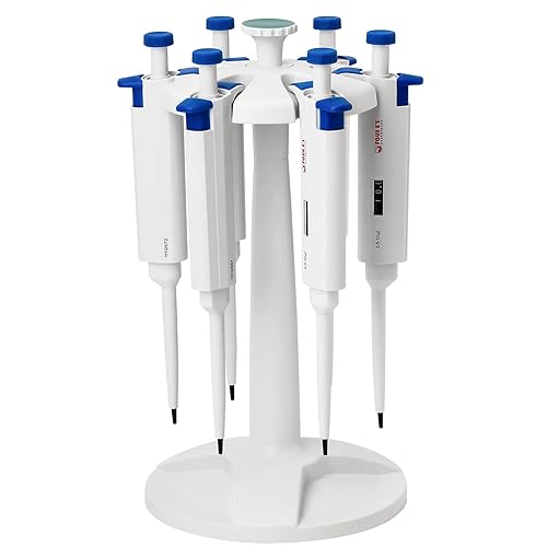 Four E's Scientific Laboratory Round Pipette Stand, Carousel Pipettor ...