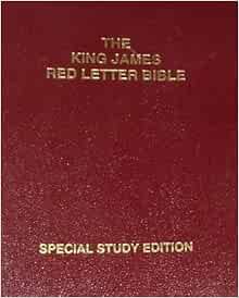THE KING JAMES RED LETTER BIBLE (Special Study Edition) LARGE PRINT ...