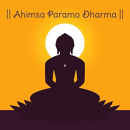 Ahimsa Paramo Dharma Poster |God Poster for Room|Religious Poster ...