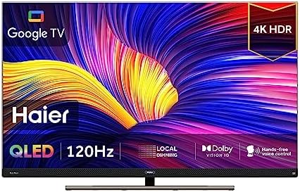 Haier 65 Inch QLED 4K HDR UHD 120Hz GOOGLE TV price in Saudi Arabia ...