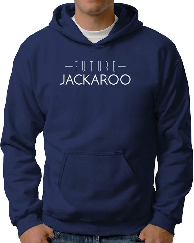 Eddany Future Jackaroo Thinner Font Hoodie: Amazon.co.uk: Clothing