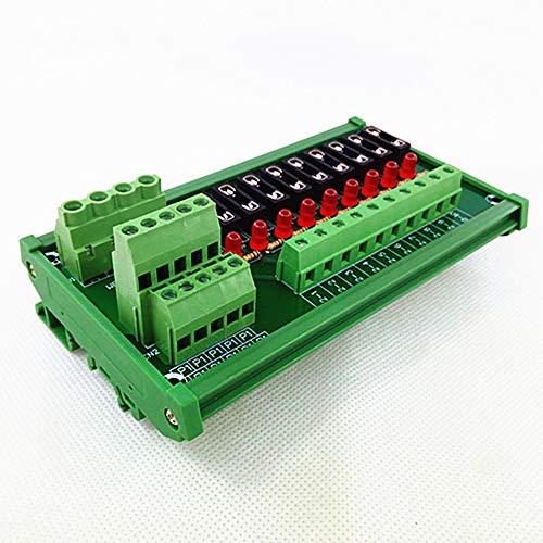 Fuse Module, DIN Rail Mount 10 Position Fuse Power Distribution Module ...