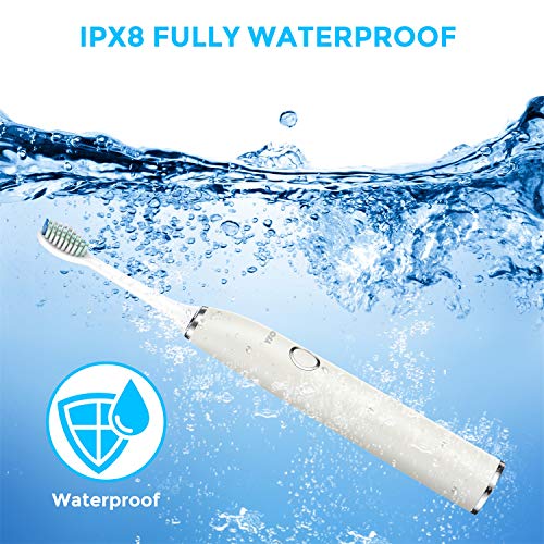 Smart Rechargeable Power Electric Toothbrush Built-in 5 Cleaning Modes ...