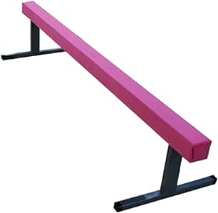Amazon.com : 12" High Pink 8ft Suede Balance Beam : Gymnastics Balance ...