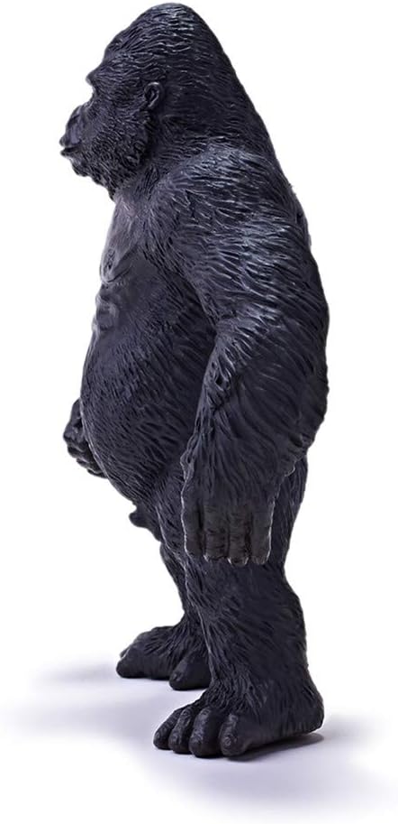 RECUR Toys Standing Gorilla Figure, Wildlife Animal Lifelike Ape Soft ...