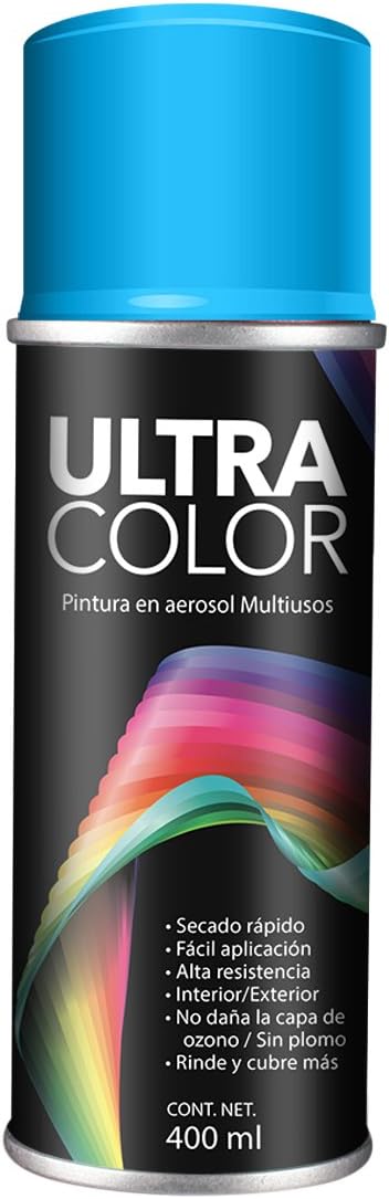 Ultracolor 19A1438221 Pintura en Aerosol, color Azul Cielo: Amazon.com ...