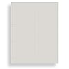 Plain Pastel Grey 3x4 Name Badge Inserts - 6 per Page - Colored ...