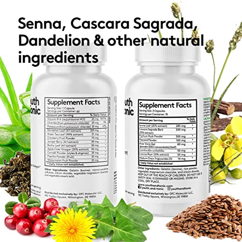 Youth & Tonic Water & Waste Away Pills for Belly Bloating and Swelling ...