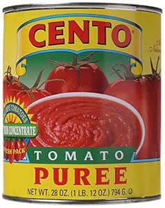 Amazon.com : Cento Tomato Puree, 28-Ounce Cans (Pack of 12) : Fresh ...